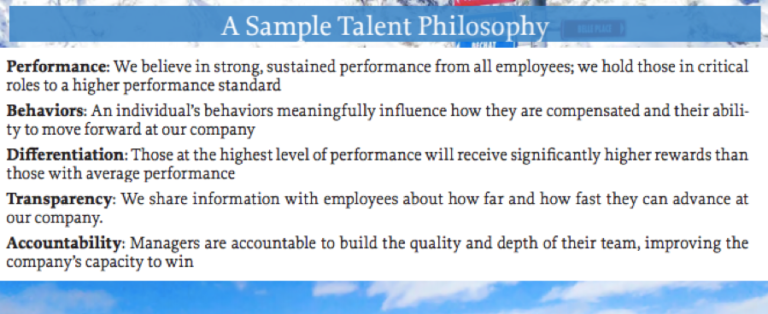 The Talent Strategy Group - What's your Talent Philosophy?