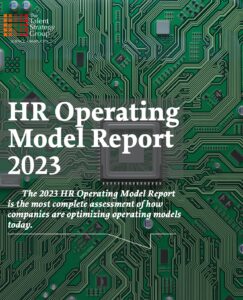 The Talent Strategy Group - HR Operating Model Report 2023